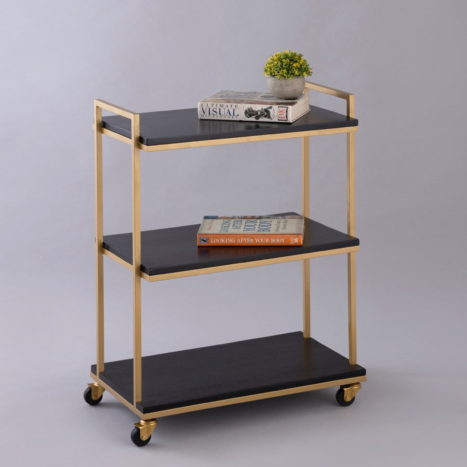 Buy Stylish Wooden Bar Trolley For Home Online - Indecrafts